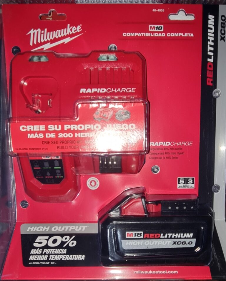 Kit cargador rápido batería 8.0Ah M12 – M18 Milwaukee 48-4059 – Tienda ...